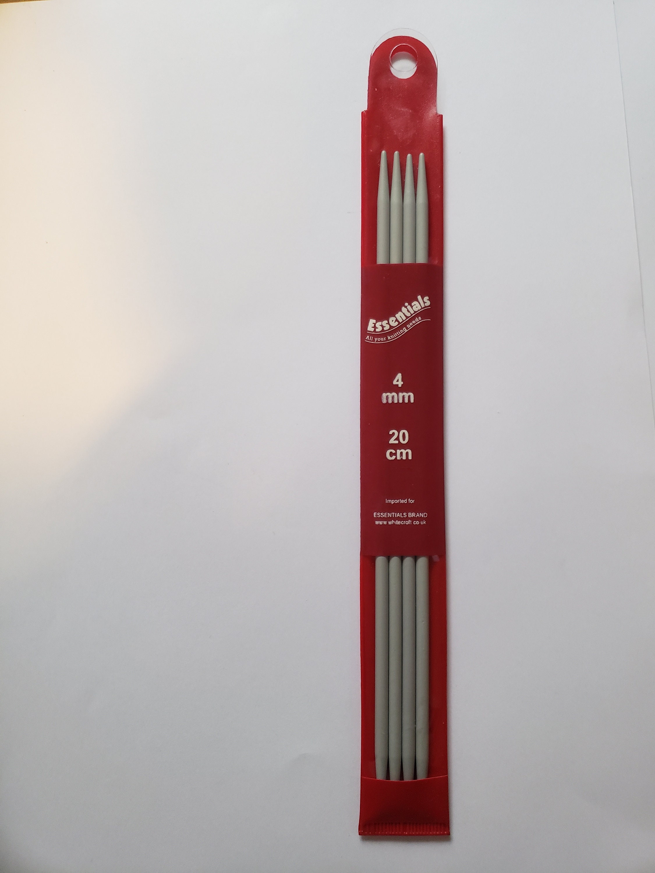 Knitting Needles 4mm Set of 4 20cm - Etsy UK