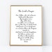 The Lord's Prayer Printable Art, Bible Verse Printable Art, Christian ...