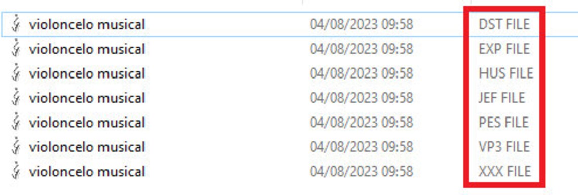 Cello Embroidery Design/ Size5x7'' - Etsy