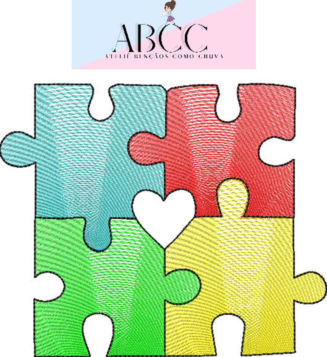 Autism Machine Embroidery Design Spectrum Disorder (ASD) - Etsy