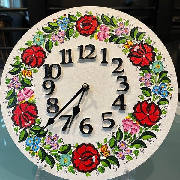 Hand Painted Clocks - Etsy