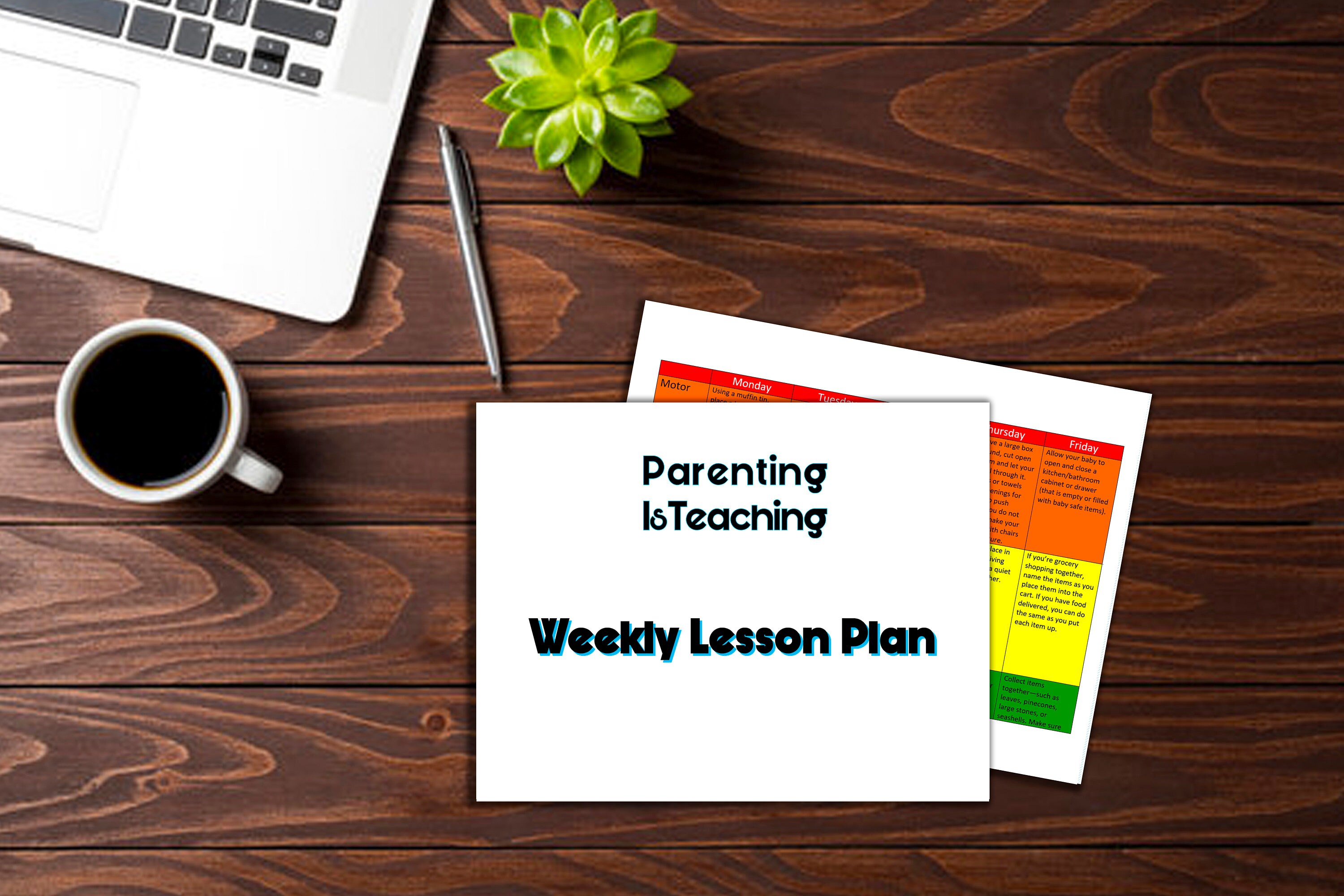 Infant Weekly Lesson Plan - Etsy