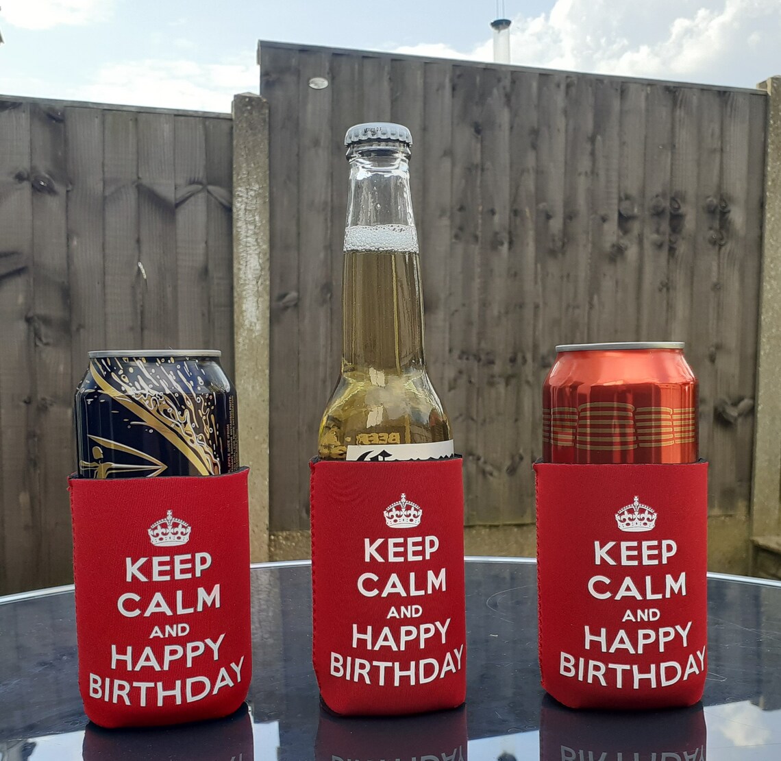 Happy Birthday/ Bottle Beer, Lager Bottle/can Cooler, Birthday Gift - Etsy