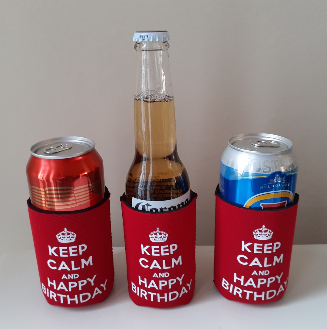 Keep Calm & Happy Birthday Bottle Beer Lager Bottle/can - Etsy