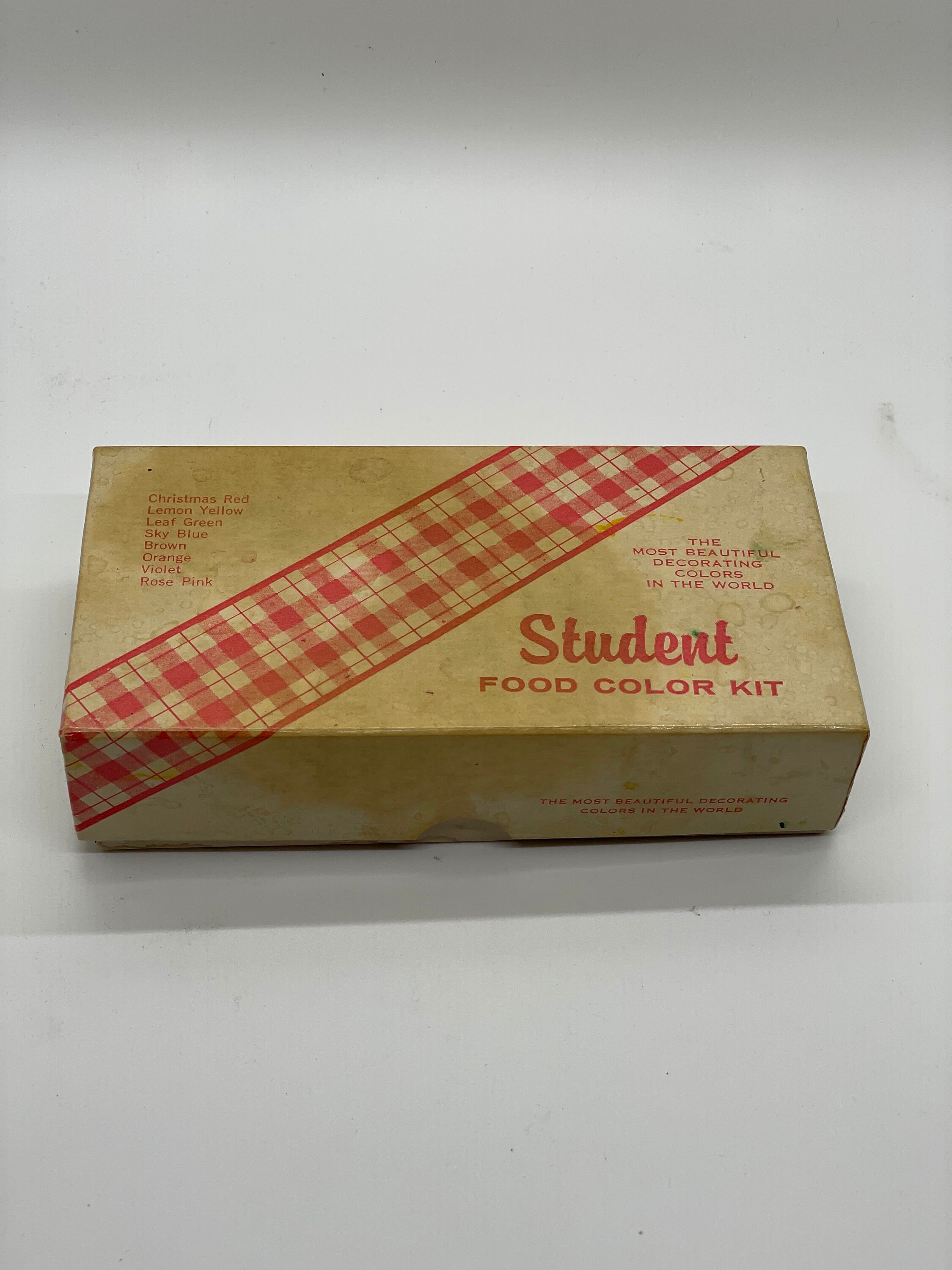 Vintage Student Paste Food Color Kit - Etsy