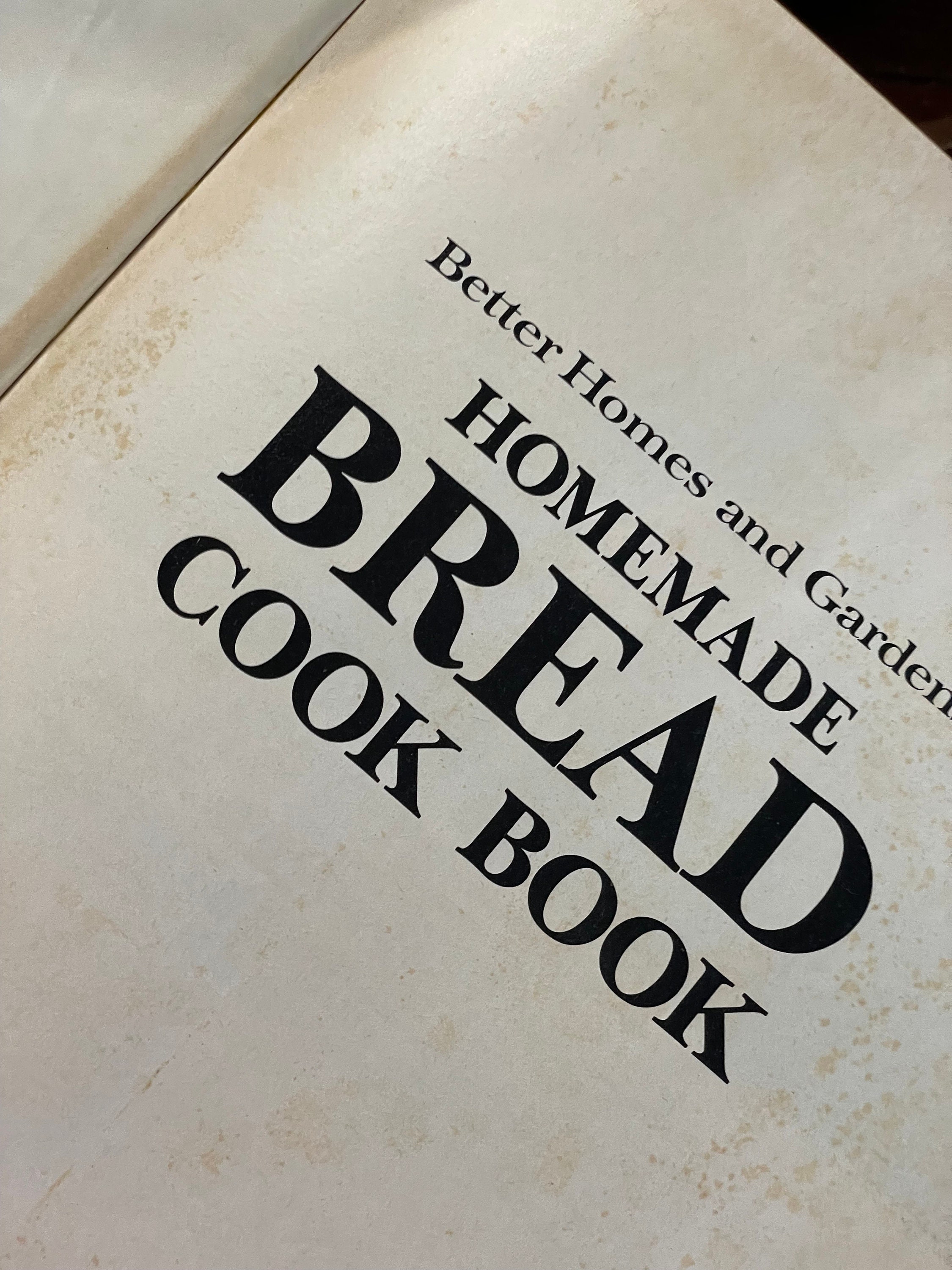 Homemade Bread Cook Book, Better Homes and Gardens, 1973 - Etsy
