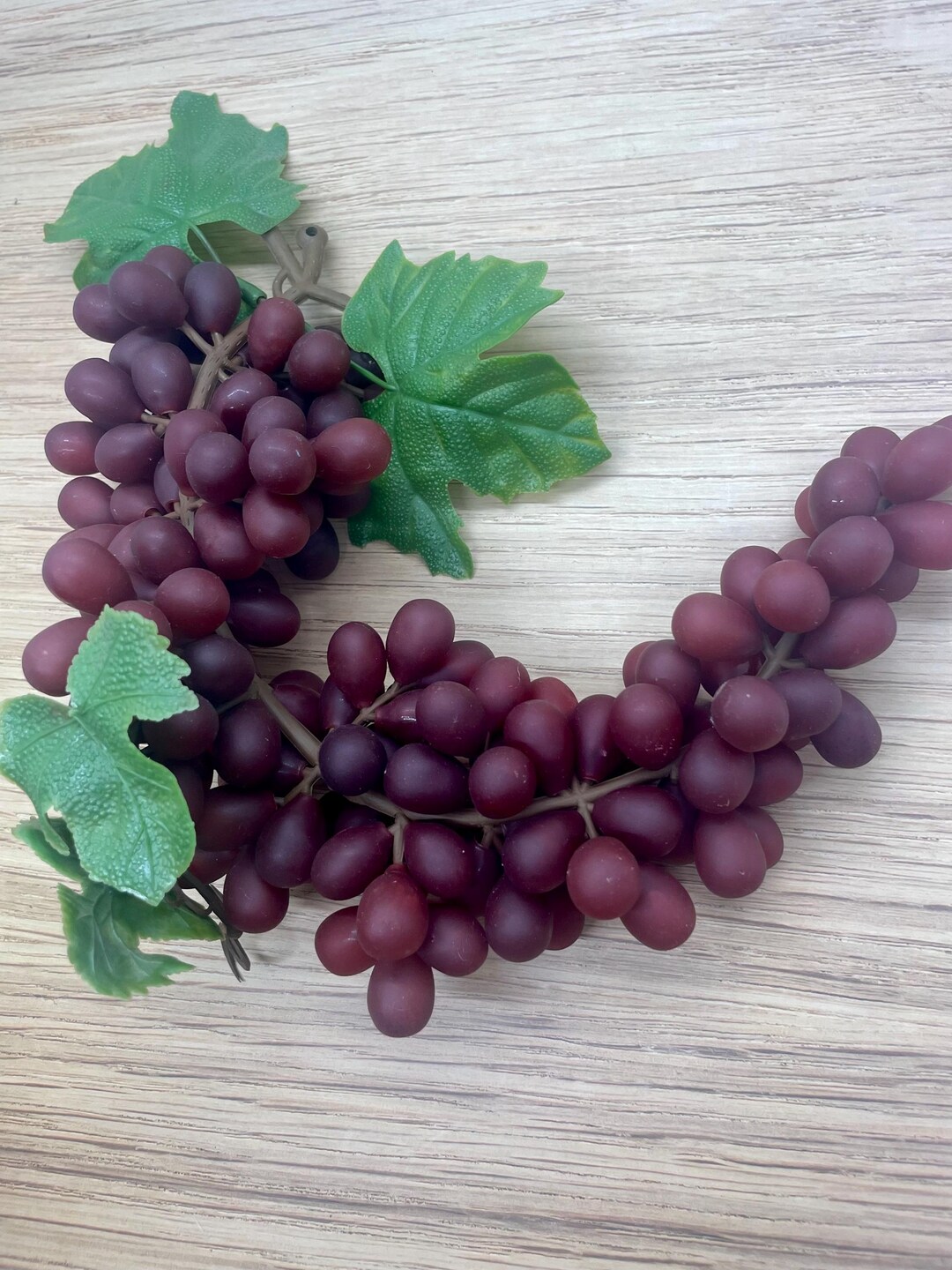 Vintage Faux Red Grapes, Cluster of Grapes - Etsy