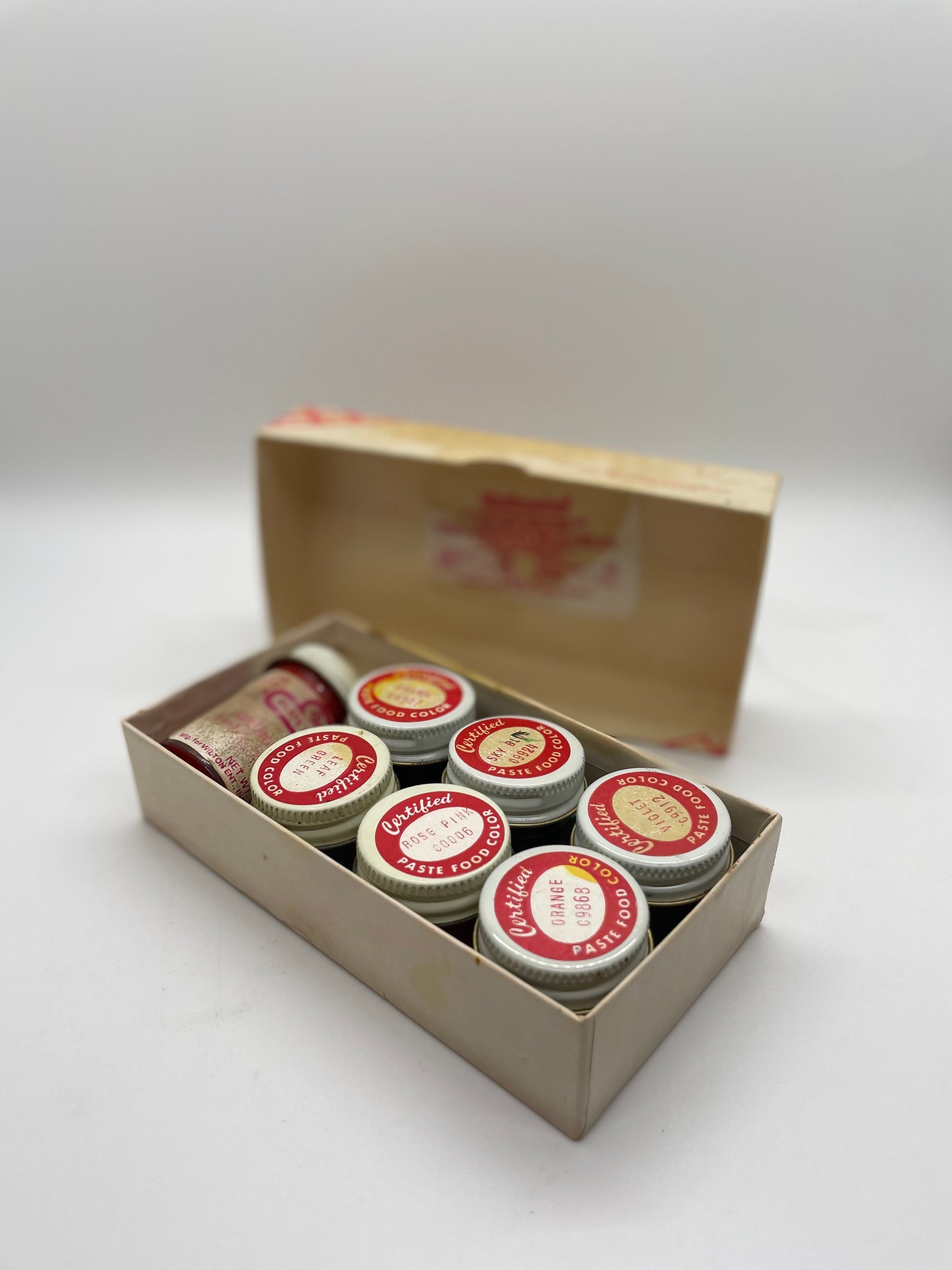 Vintage Student Paste Food Color Kit - Etsy
