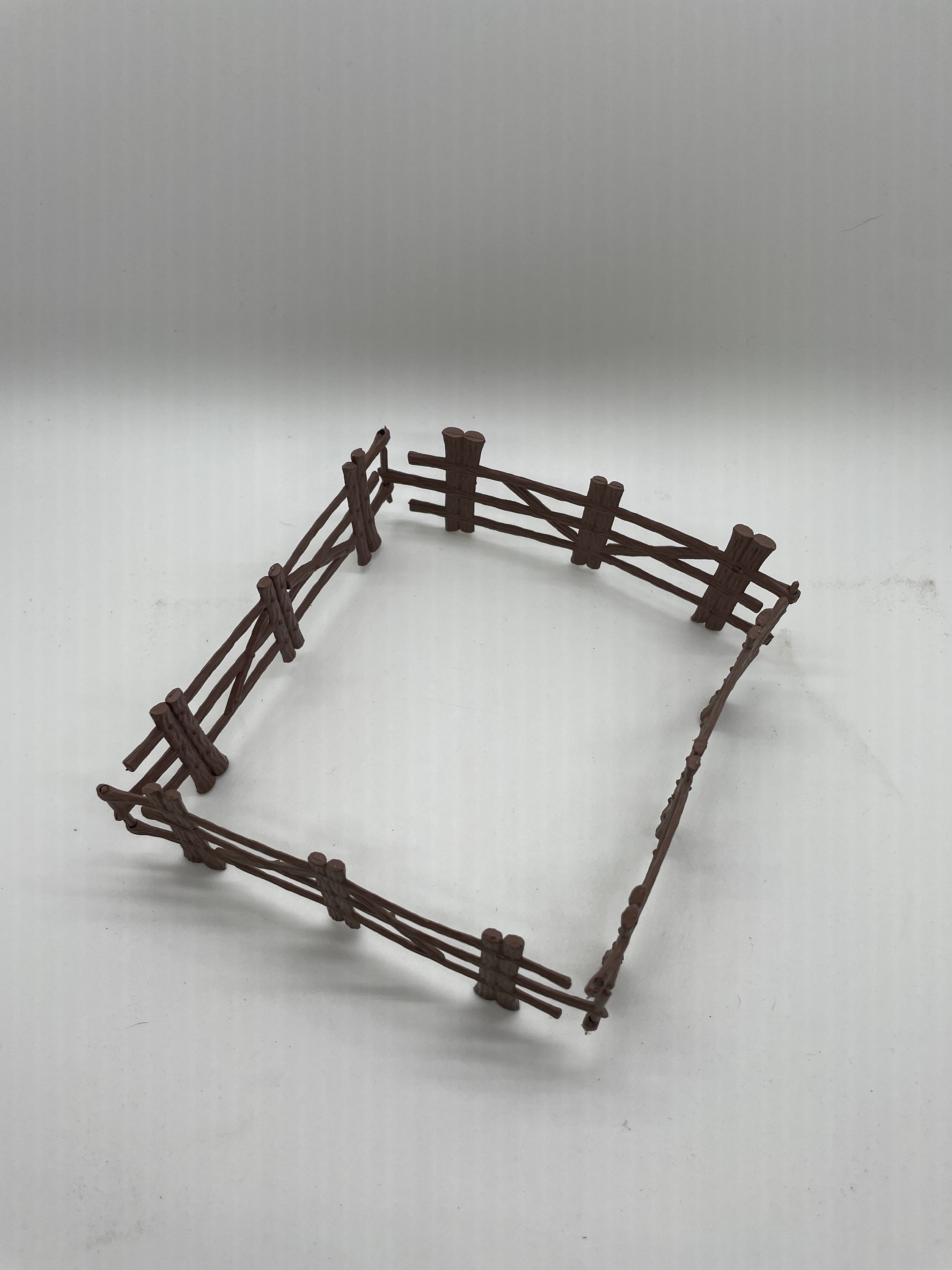 Vintage Brown Plastic Corral Fence Toy Farm Fence - Etsy