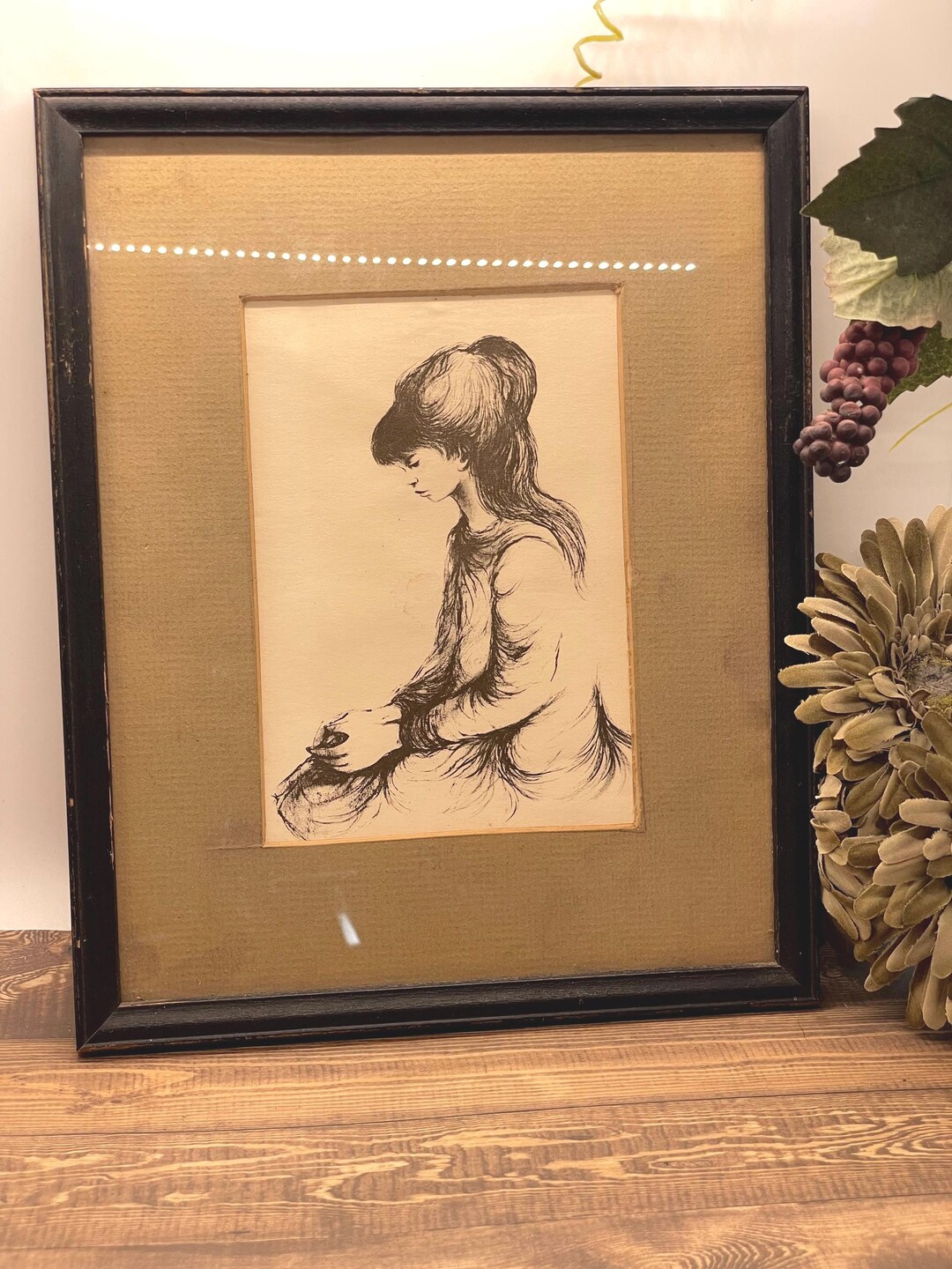Robert Fabe Lithograph, Framed 8"x10" - Etsy