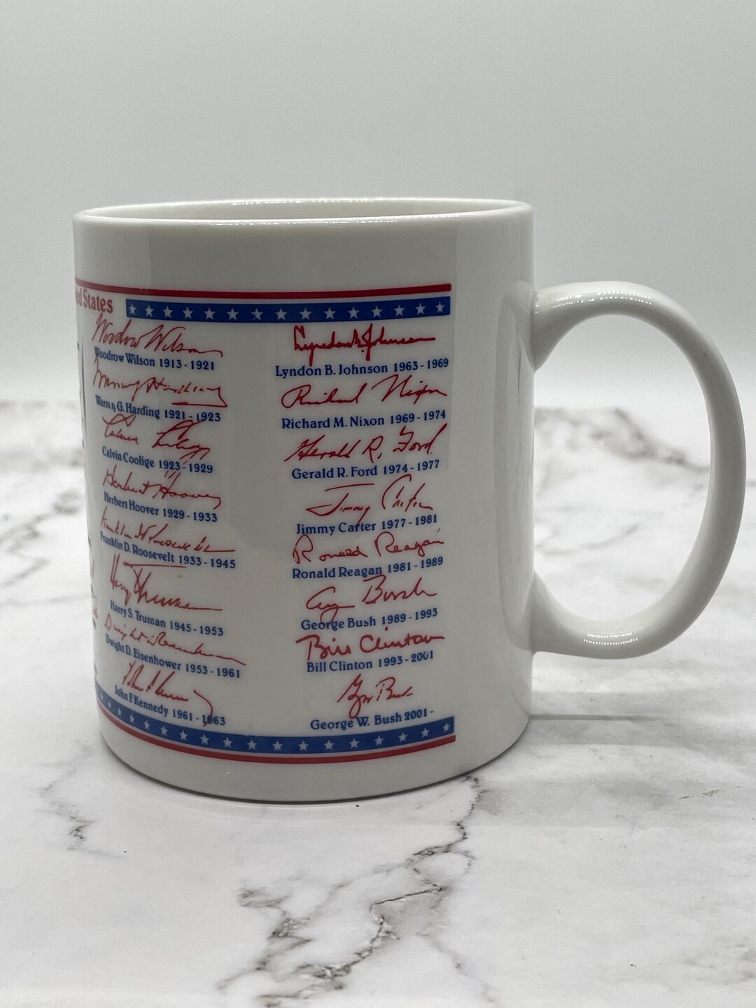 Presidents of United States Signatures Coffee Mug - Etsy