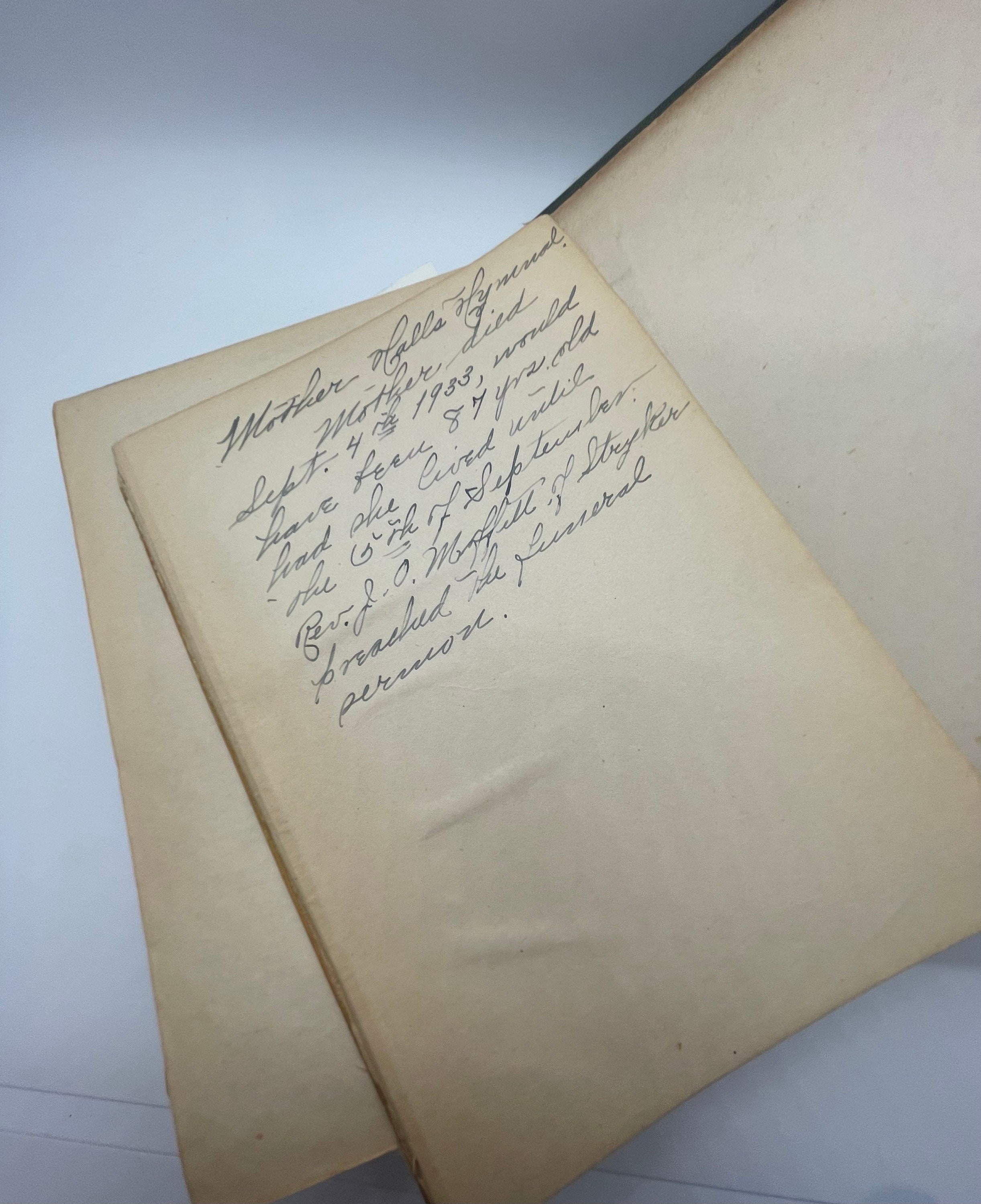 Antique Hymnal, 1905, First Printing - Etsy