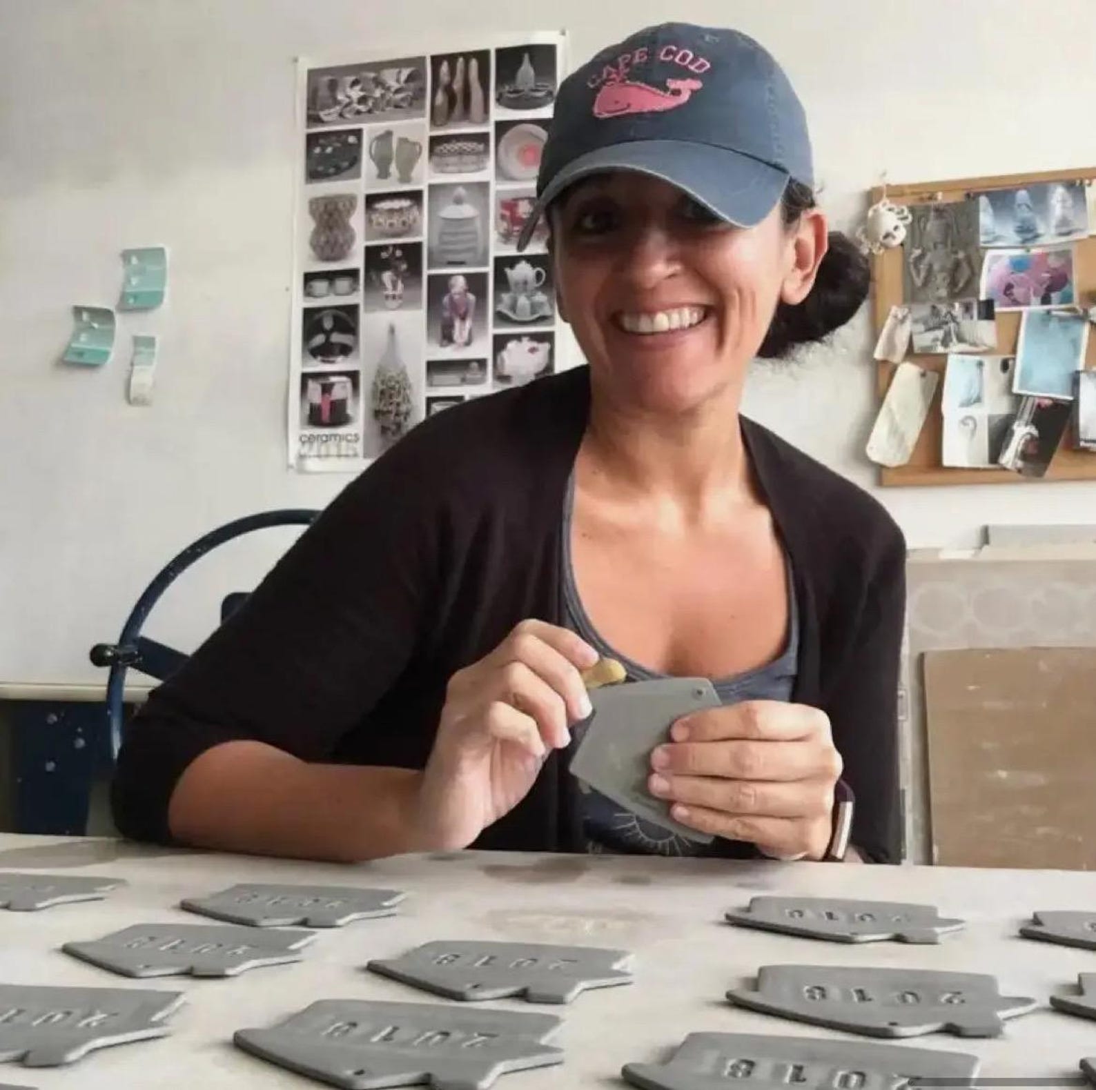 Handmade Ceramic Sea Shell Bowl Scallop Shell Ceramic Ring Dish Trinket ...