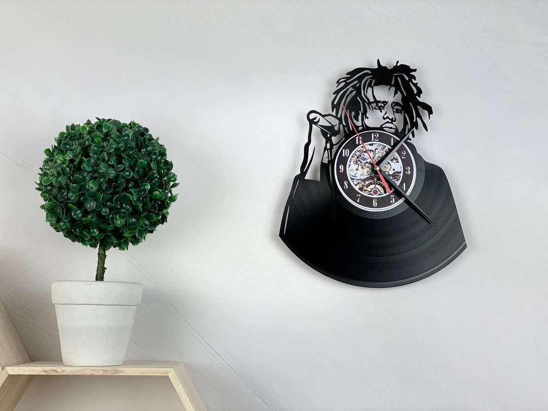 Album Cover Vinyl Vinyl Record Clock Rapper Wall Clock Lyrics Wall ...