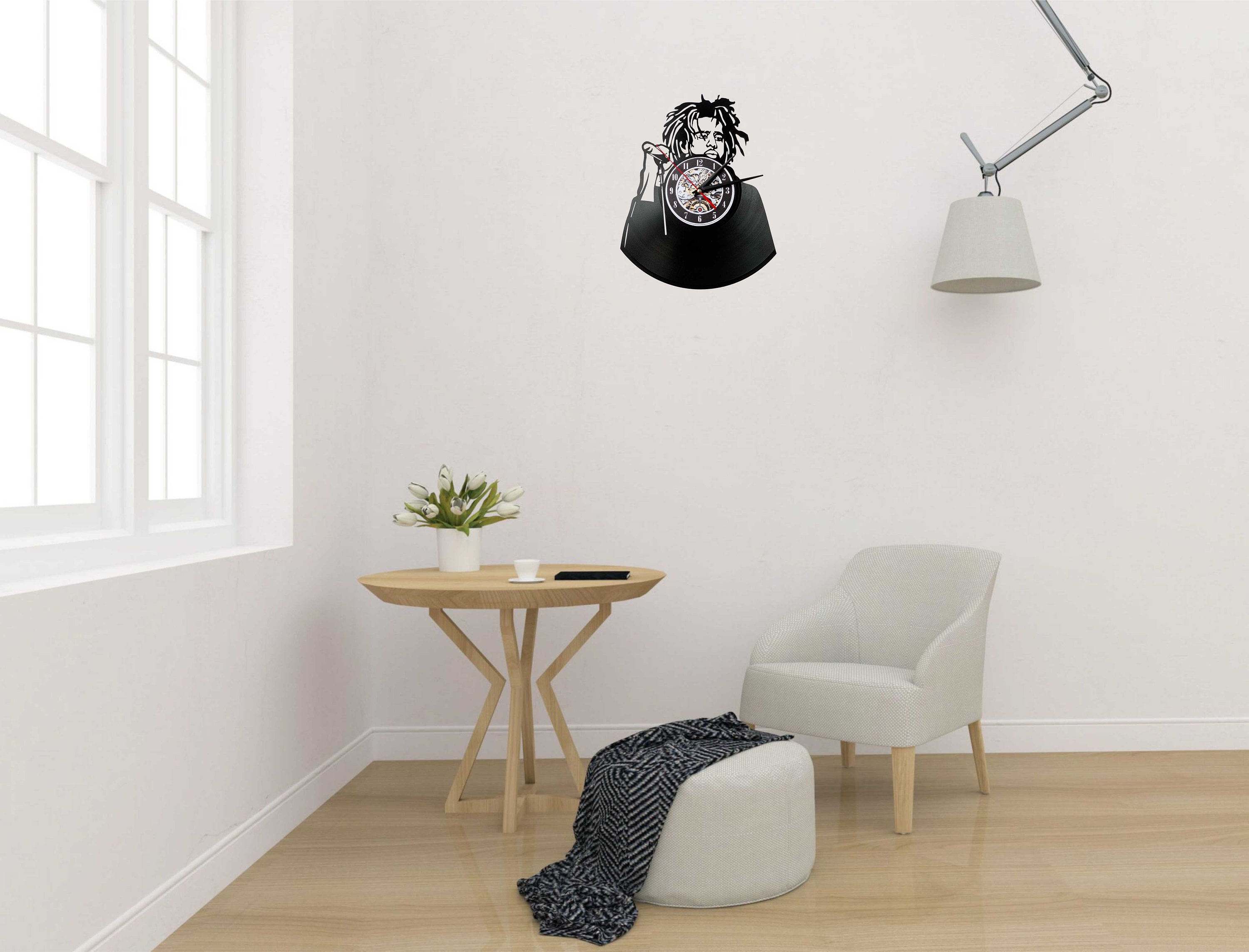 Album Cover Vinyl Vinyl Record Clock Rapper Wall Clock Lyrics Wall ...