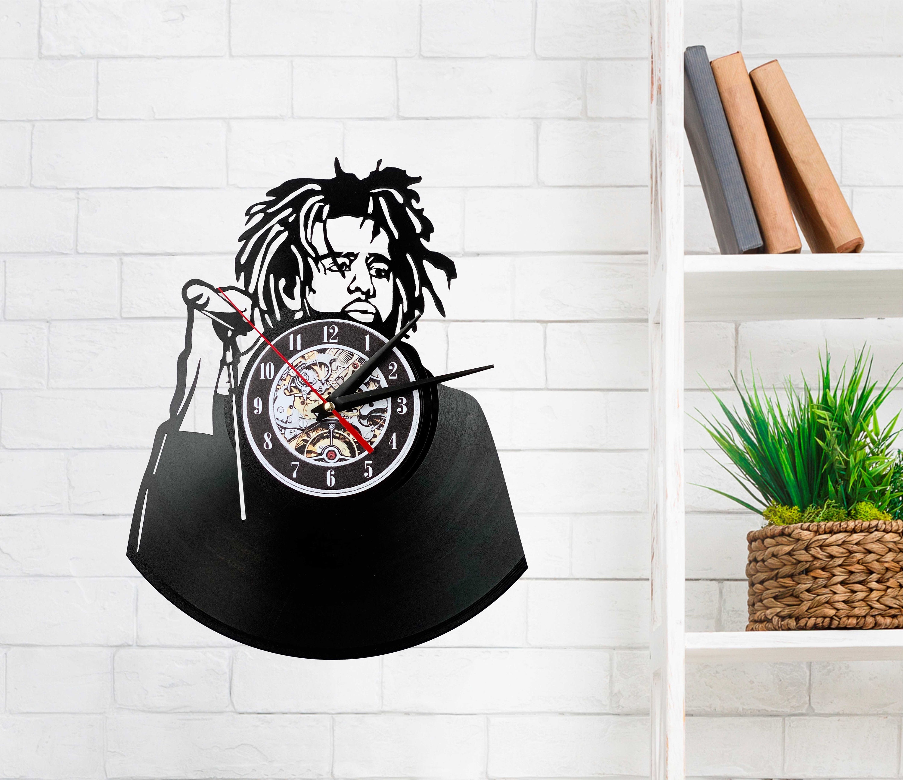 Album Cover Vinyl Vinyl Record Clock Rapper Wall Clock Lyrics Wall ...
