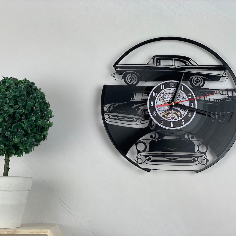 Vinyl Record Clock - Etsy