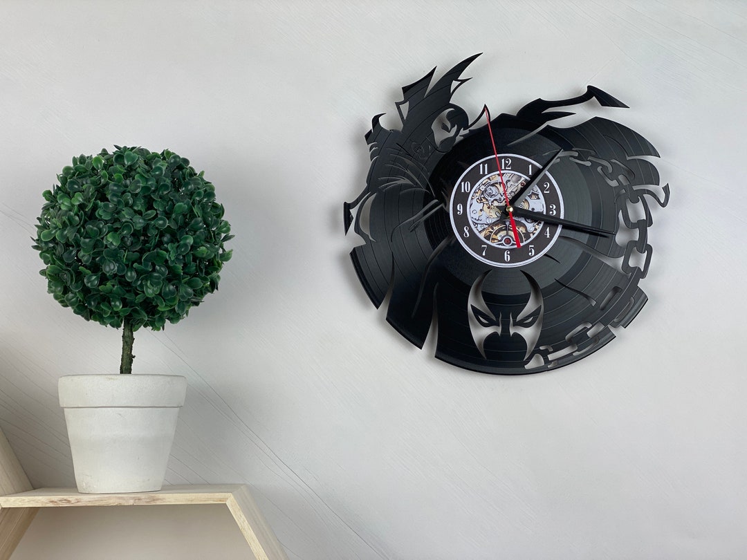 Spawn Vinyl Record Wall Clock, Horror Movie Decor - Etsy