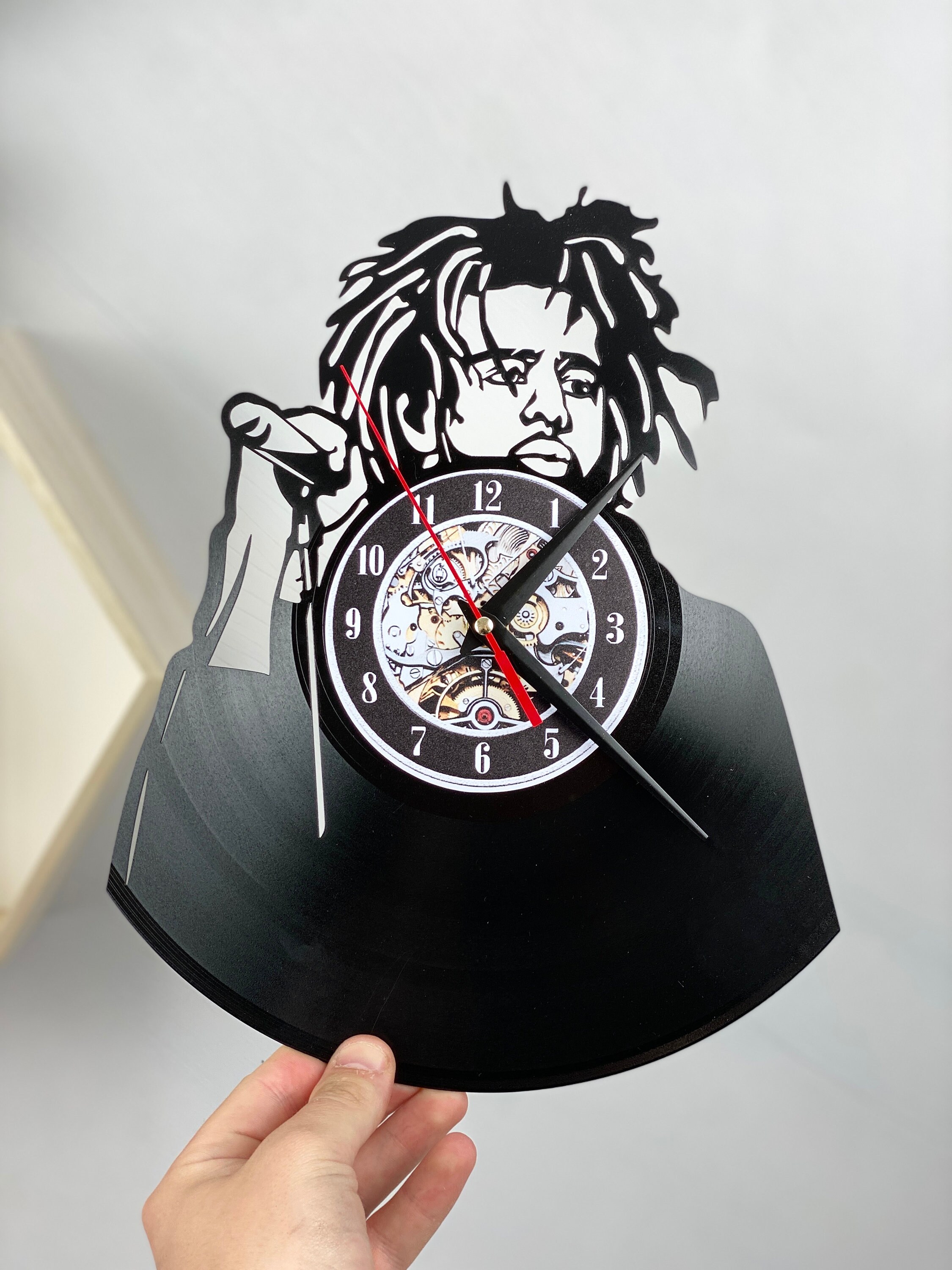 Album Cover Vinyl Vinyl Record Clock Rapper Wall Clock Lyrics Wall ...
