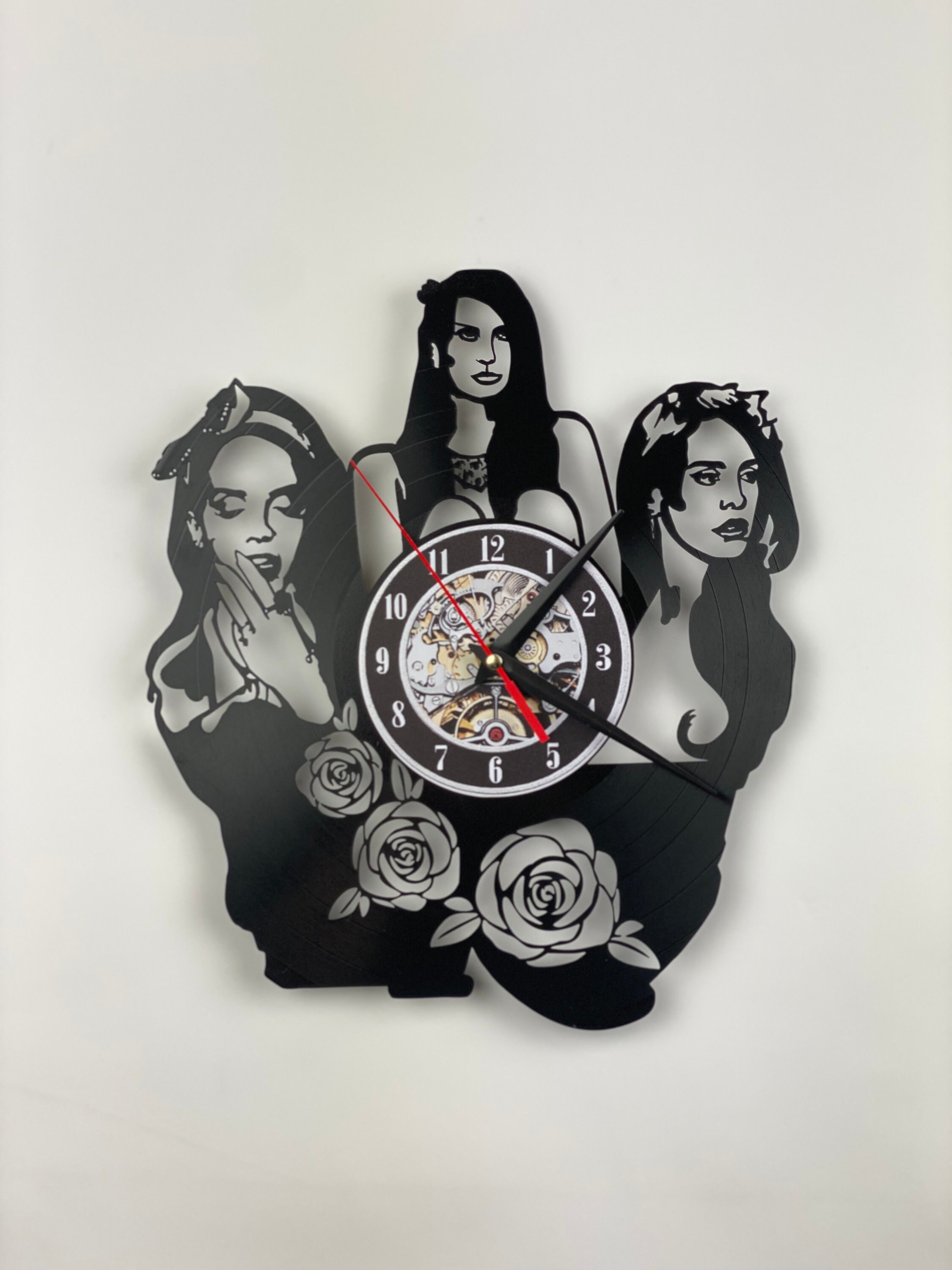 Album Cover Vinyl Clock, Lana Del Rey Wall Decor, Trendy Wall Clock ...