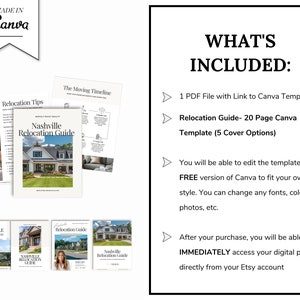 Real Estate Relocation Guide | Relocation Tool | City Welcome Template ...