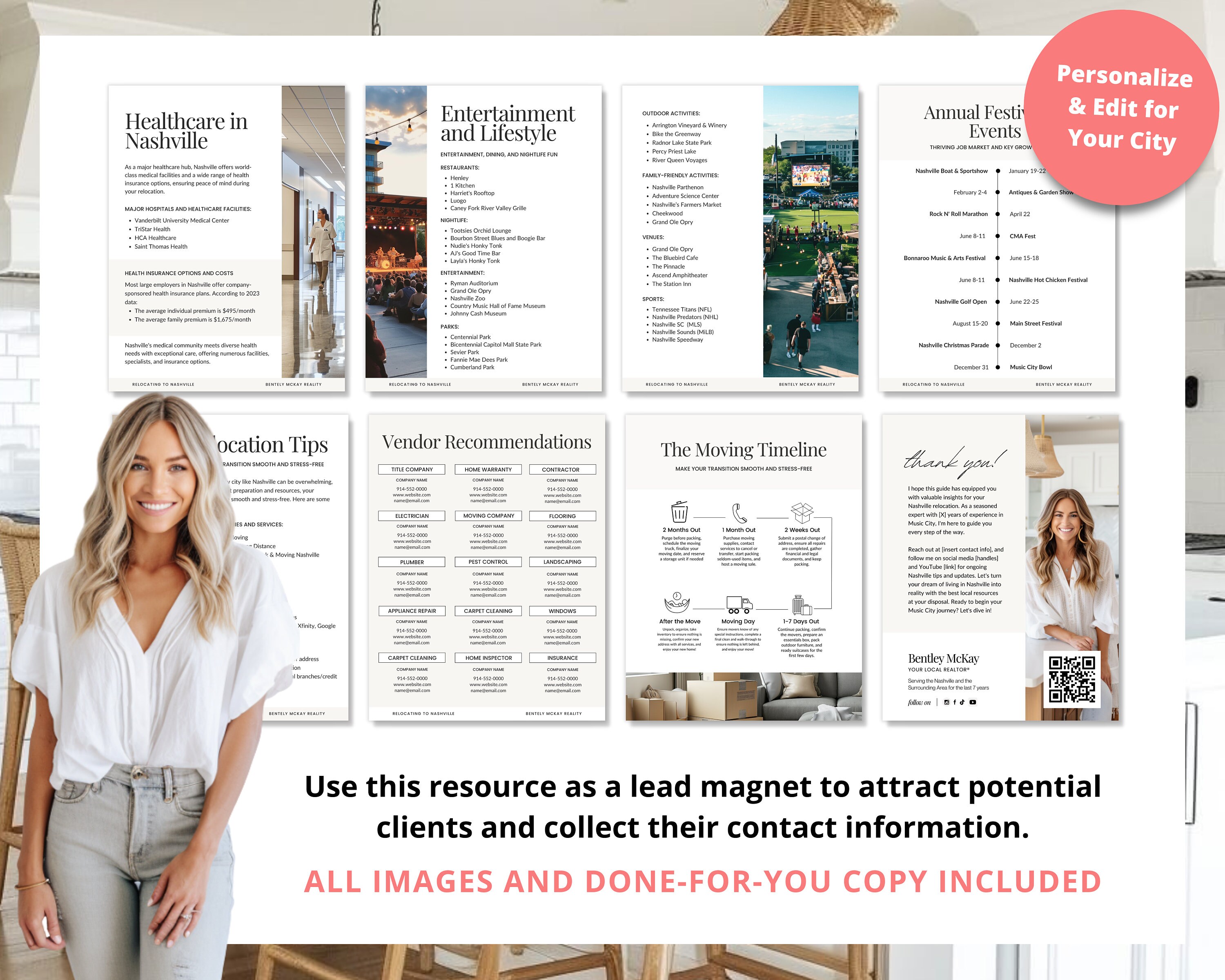 Real Estate Relocation Guide | Relocation Tool | City Welcome Template ...