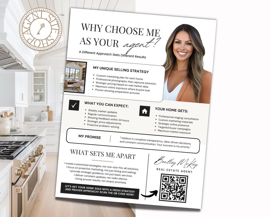 What Makes Me Different Flyer | Introduction Flyer | Real Estate ...