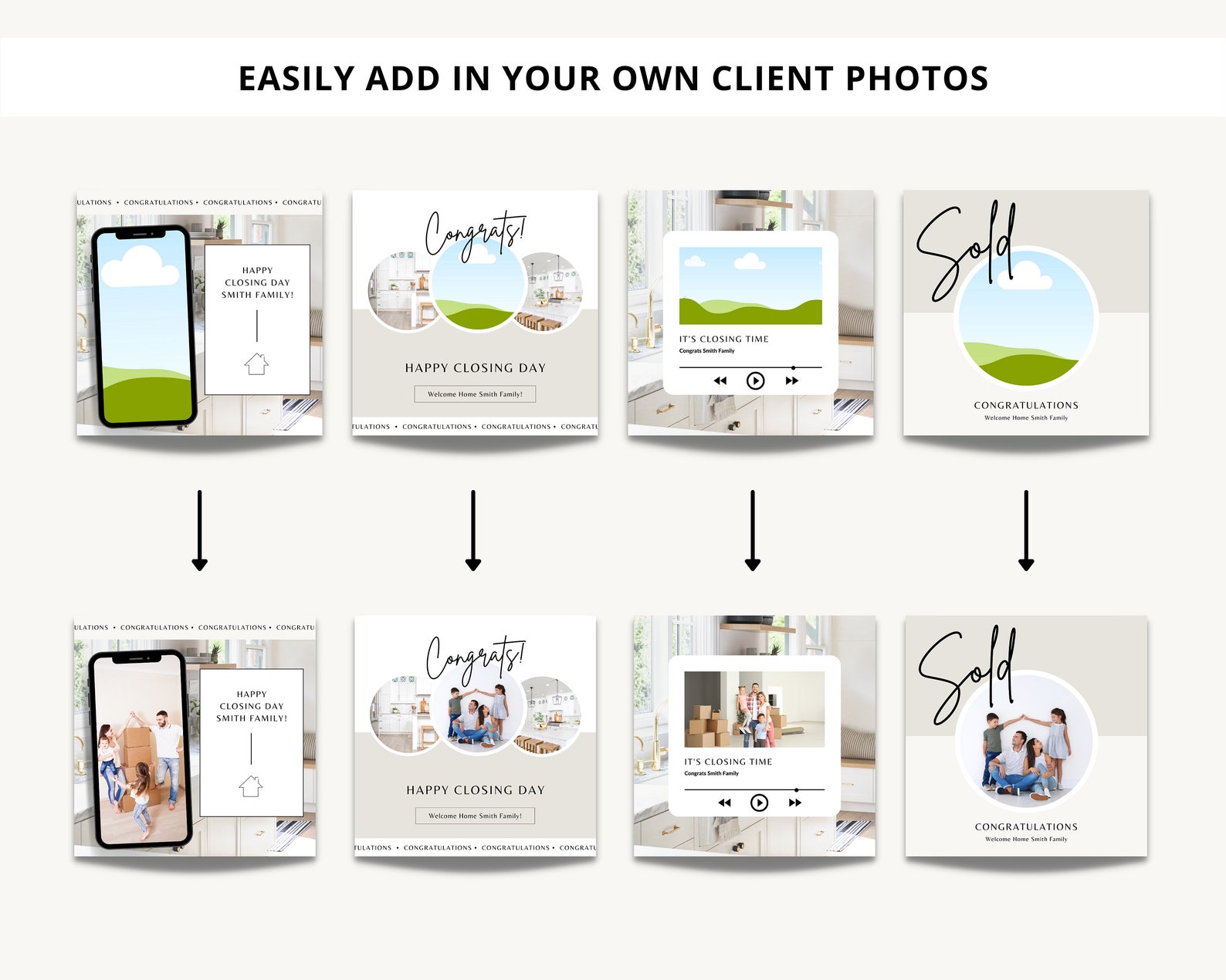 10 Closing Day Social Media Posts | Social Media Real Estate | Real ...