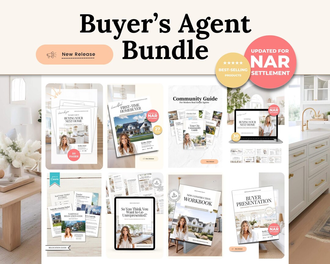 Buyer's Agent Real Estate Bundle | Home Buyer Guides | Benefits of ...