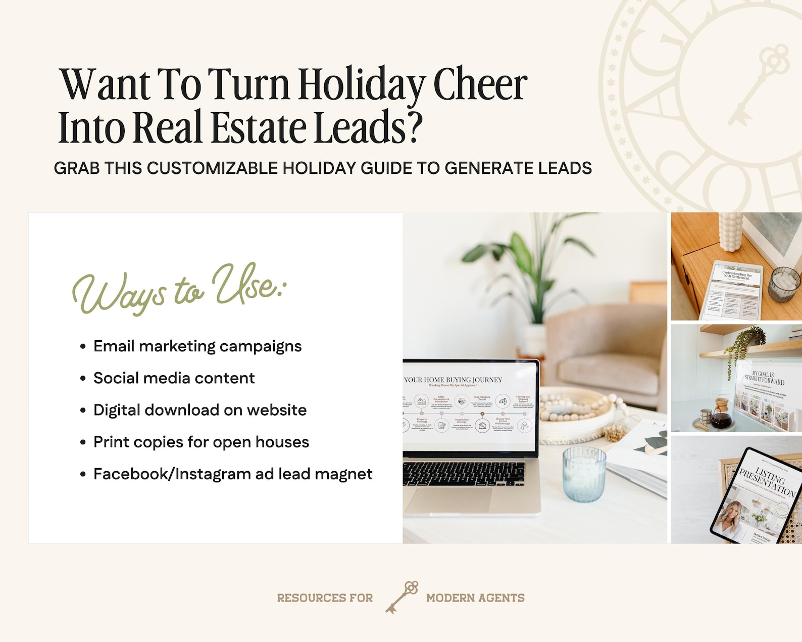 Holiday Guide Lead Magnet | Real Estate Marketing | Local Guide | Lead ...