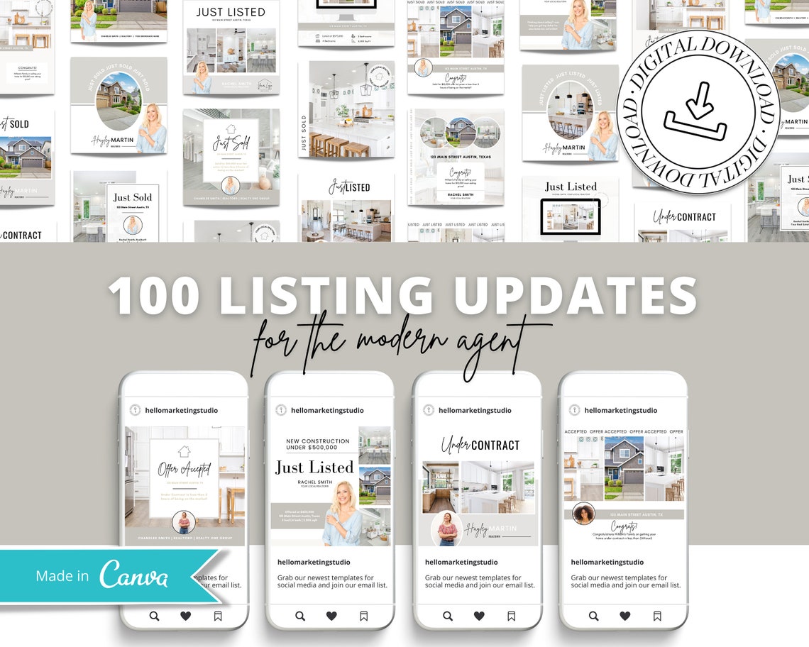 100 Real Estate Social Media Listing Update Posts | Real Estate ...