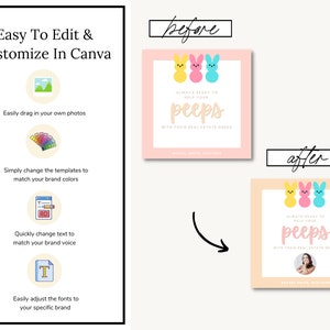 Easter Real Estate Instagram Posts | Real Estate Agent Marketing Canva ...