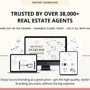 The Real Estate Agent Brand Kit | Pre-made Real Estate Logos | Real ...