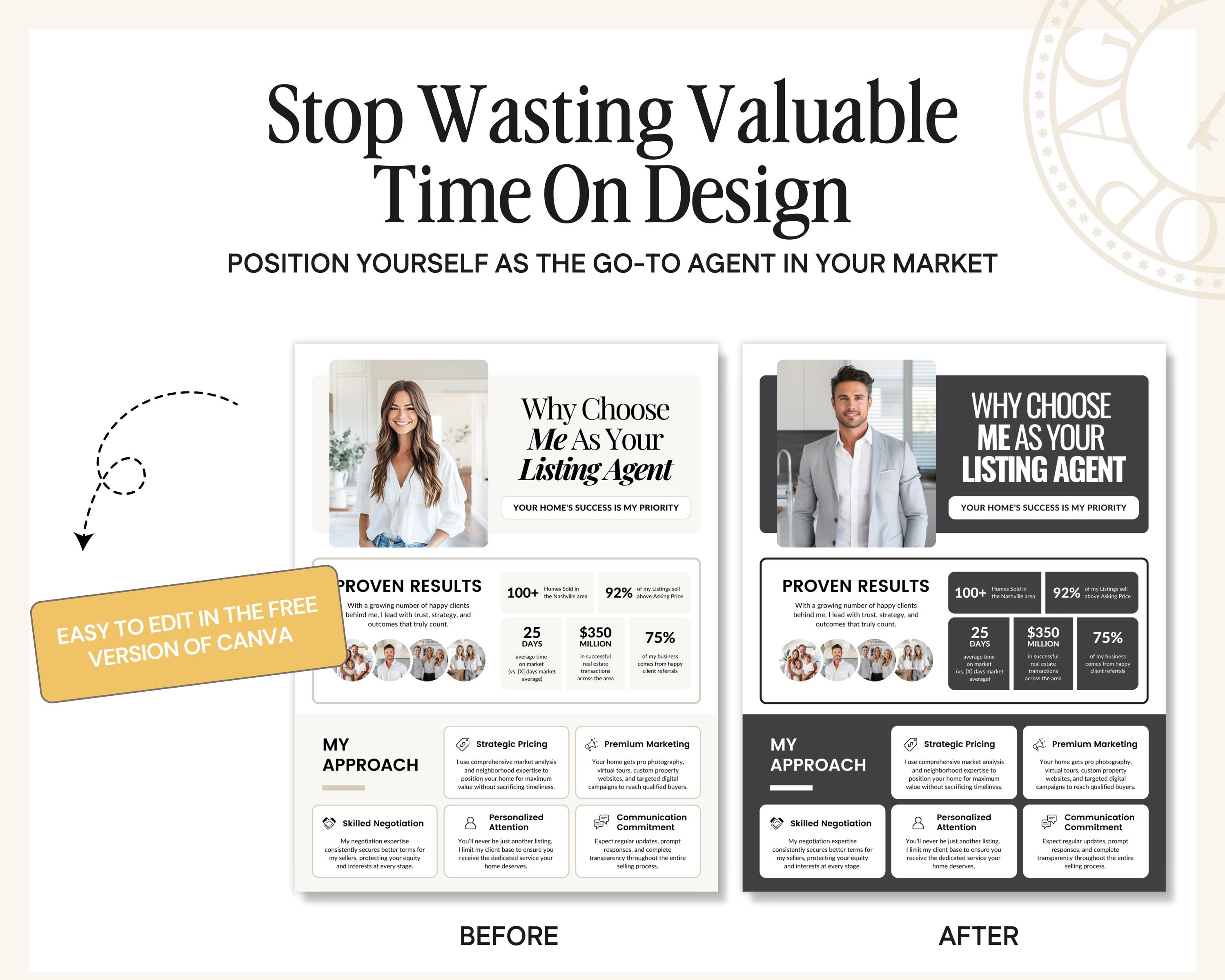 Real Estate Resume Flyer | What Makes Me Different Flyer | Introduction ...