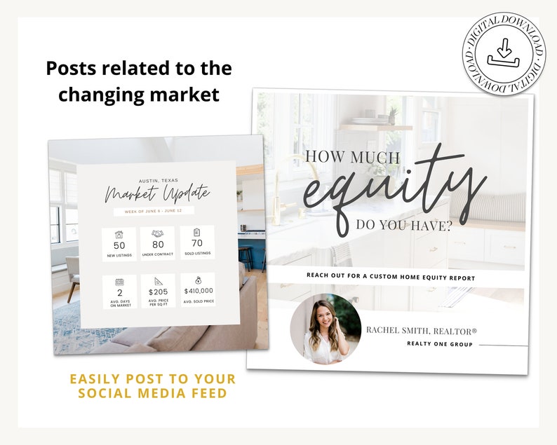 Interest Rates Instagram Posts | Real Estate Social Media Posts ...