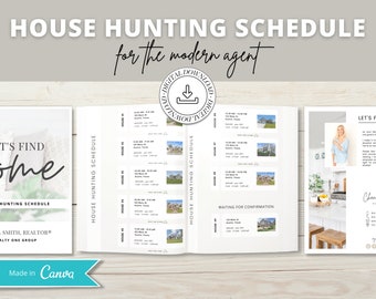 EDITABLE Buyer House Hunting Checklist Real Estate Agent Marketing ...