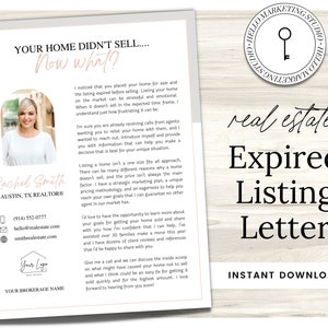 Real Estate Expired Listing Flyer | Real Estate Marketing | Canva ...