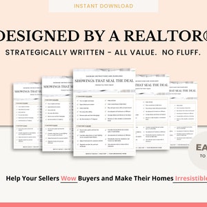 Real Estate Showing Instructions and Guidelines | Home Showing | Home ...