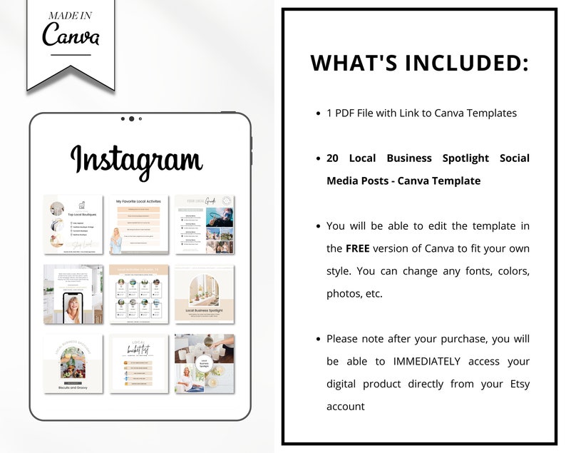 20 Local Business Spotlight Instagram Posts | Social Media for Agents ...