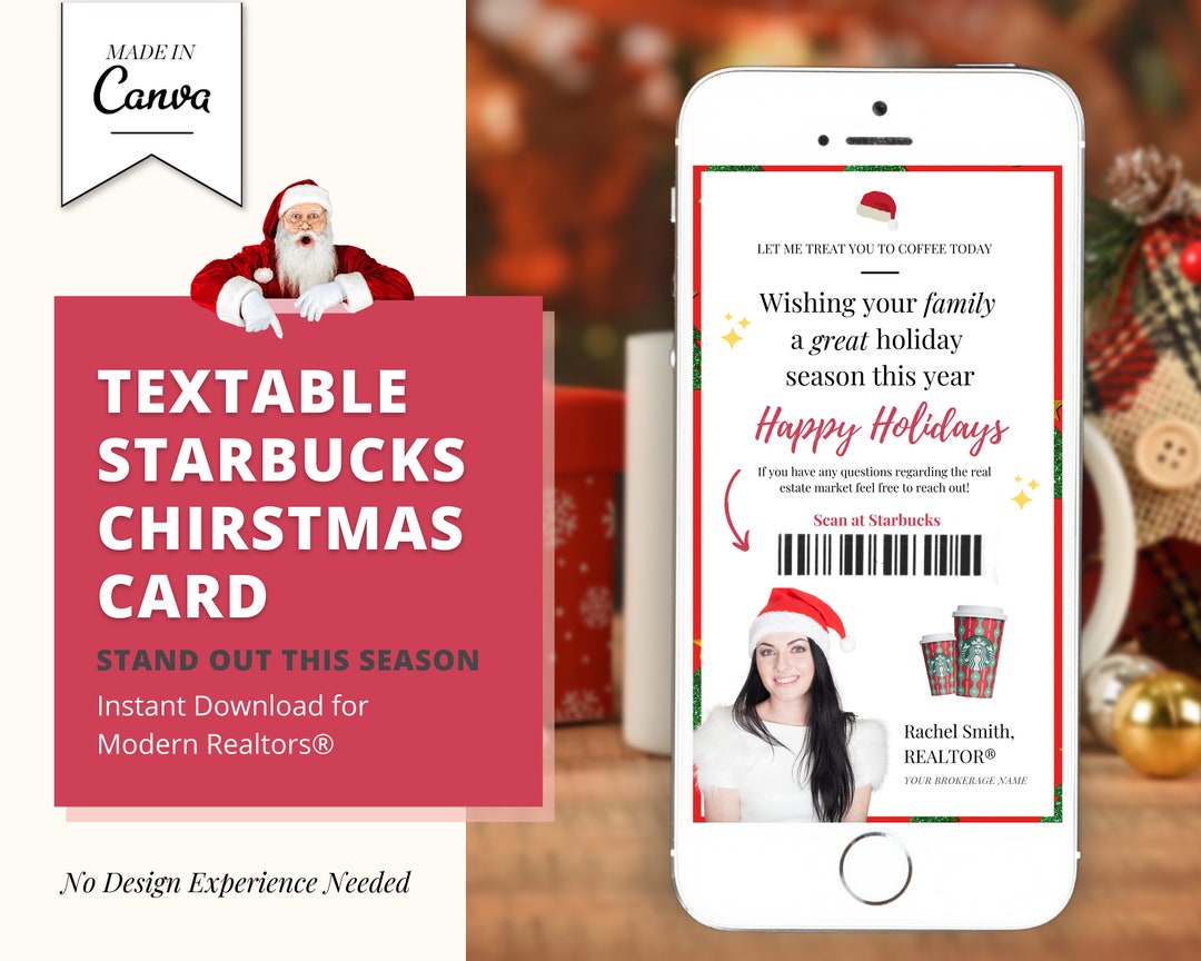 Christmas Textable Card | Real Estate Agent Marketing | Real Estate ...