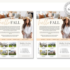 Fall Real Estate Flyer | Real Estate Marketing | Canva Template | Real ...
