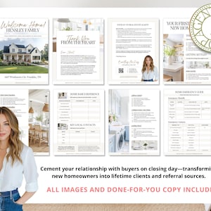 Closing Day Binder Template | New Homeowner Welcome Packet | New ...