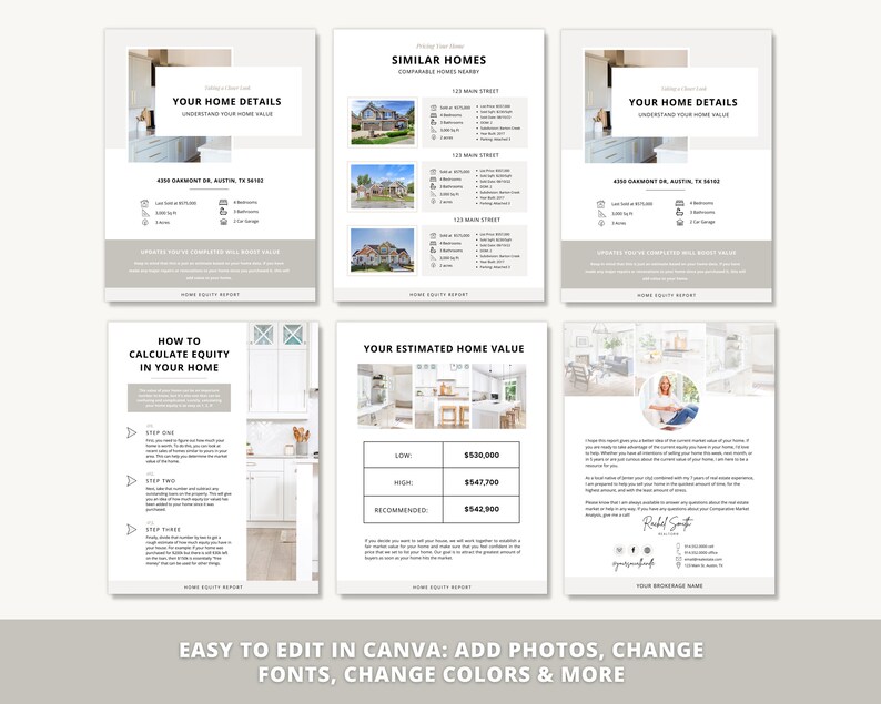 Home Equity Report | CMA Packet Clients | Comparative Market Analysis ...