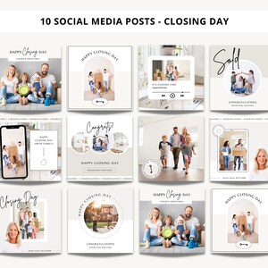 10 Closing Day Social Media Posts | Social Media Real Estate | Real ...