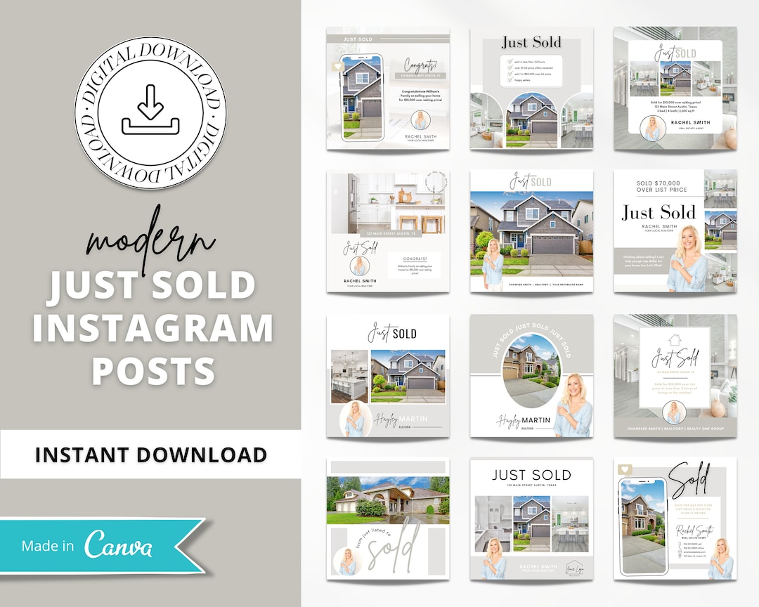 20 Just Sold Social Media Posts | Listing Updates | Just Sold Instagram ...