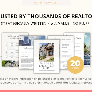 Real Estate Relocation Guide | Relocation Tool | City Welcome Template ...
