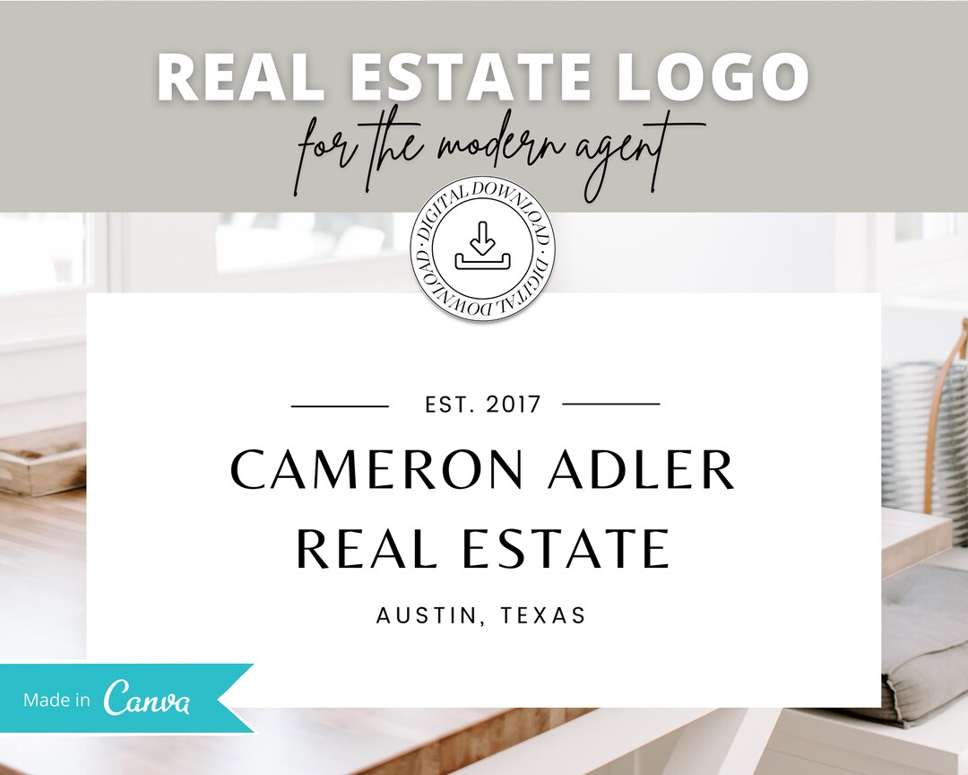 Editable Real Estate Logo | Pre-made Real Estate Logo | Real Estate ...