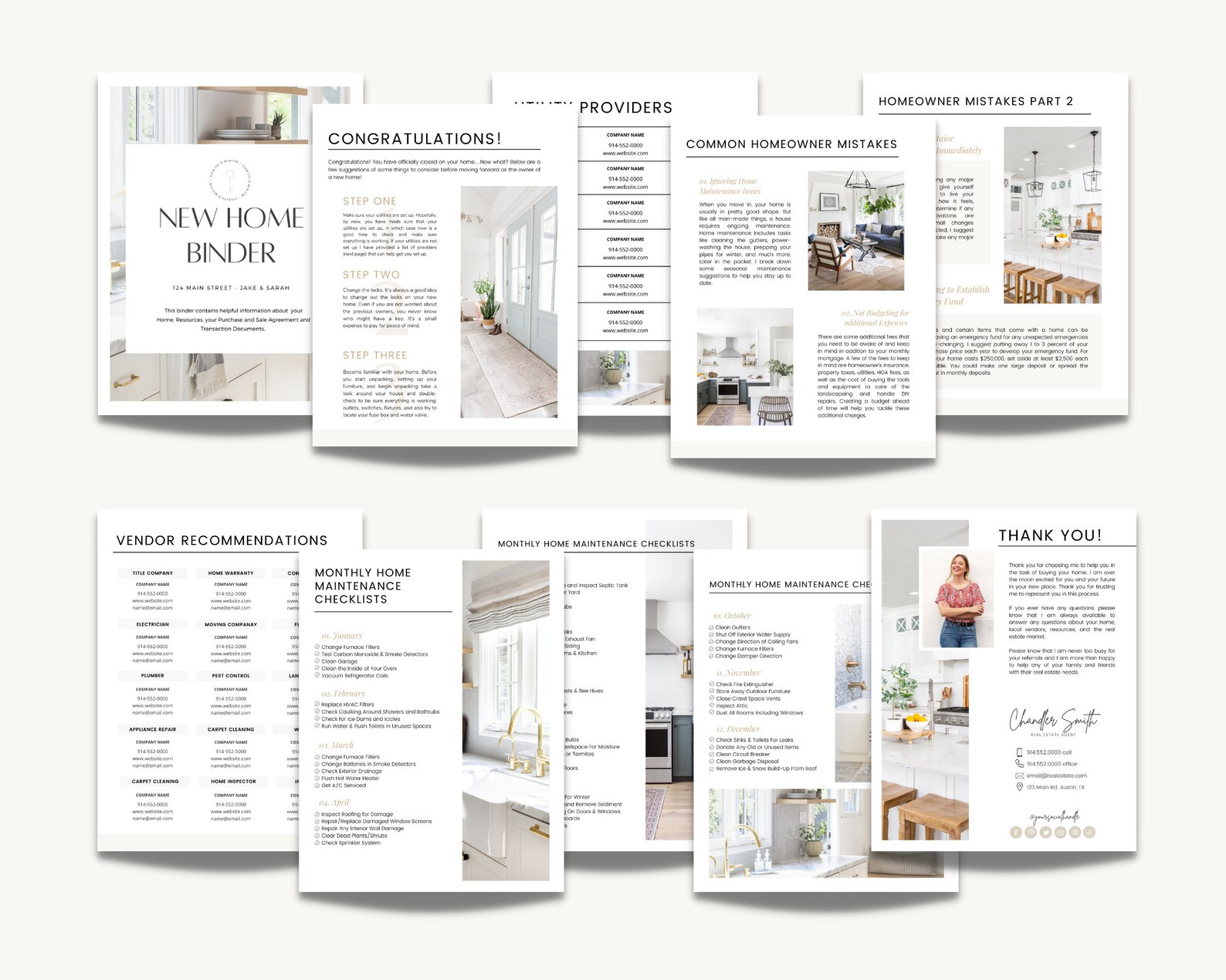 Vol 1 Client Closing Guide Exit Packet New Home Binder | Etsy