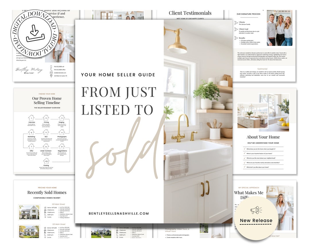 Real Estate Listing Presentation | Real Estate Marketing | Home Seller ...