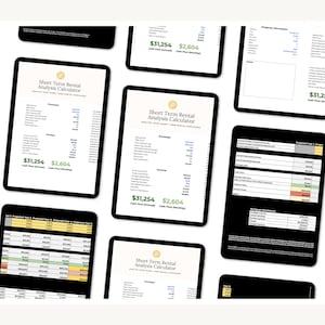 Short-term Rental Analysis Calculator Tracker | Rental Tracking ...